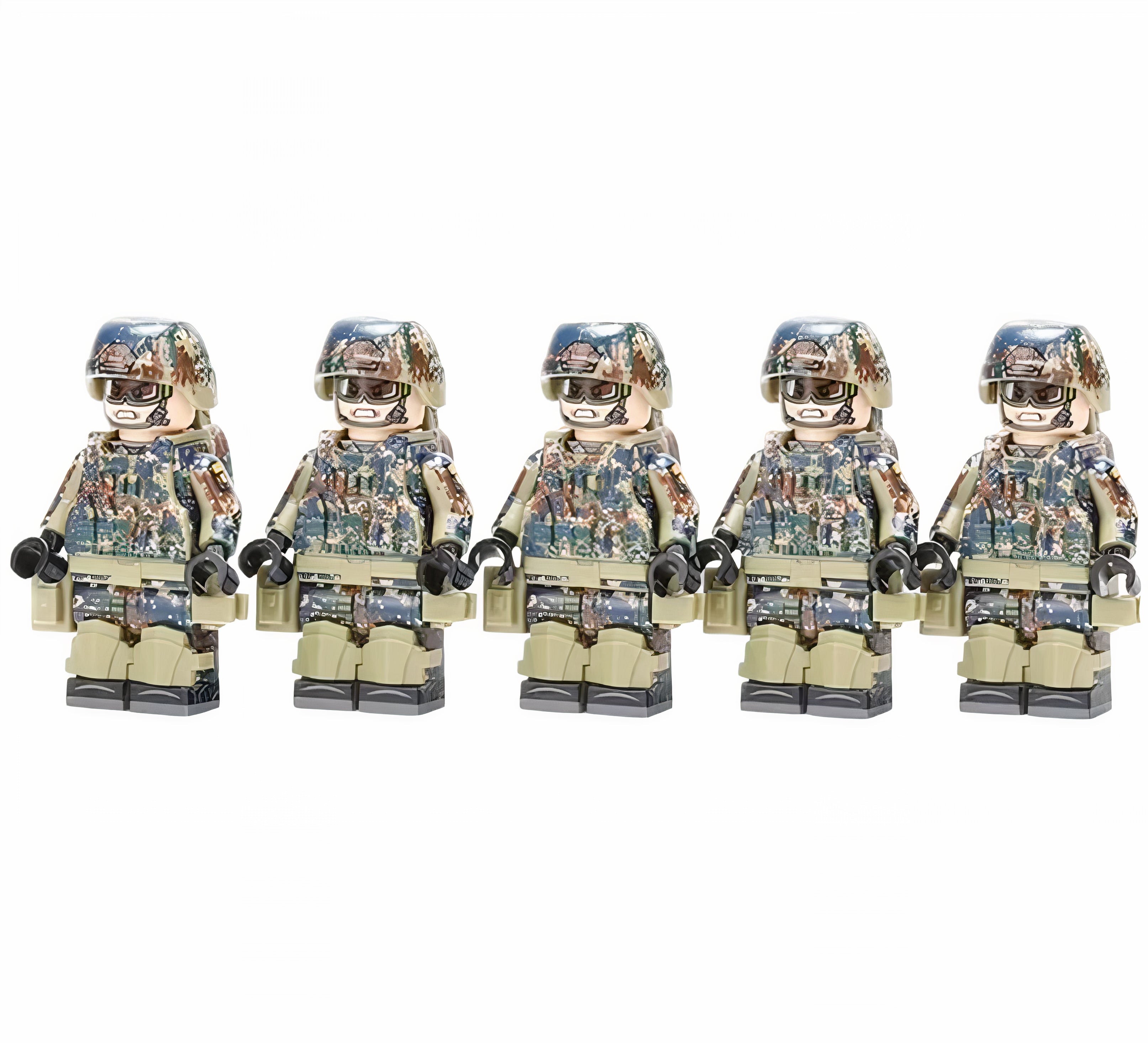 U.S. Army Rangers - Marpat Camo (5 Figures)